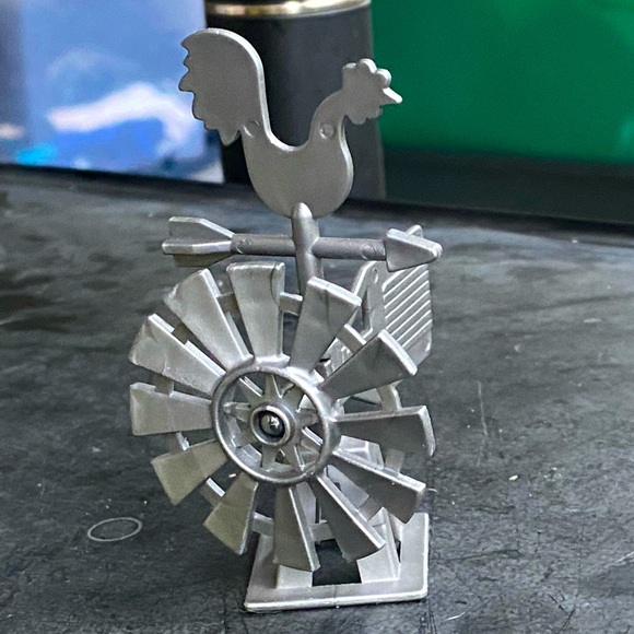 Toys | Rustic Farm Country Barn Windmill Weather Vane Rooster Barn ...